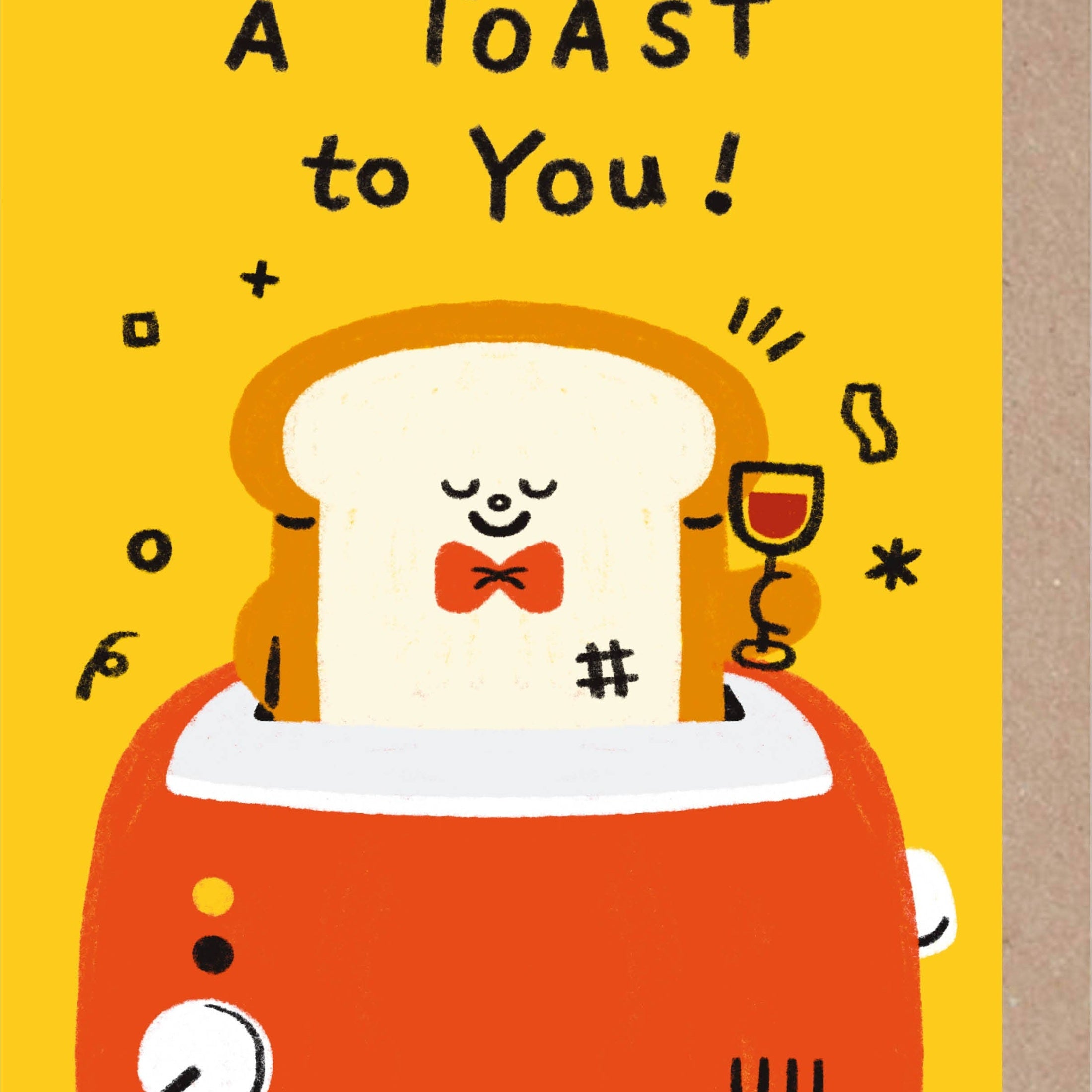 A Toast To You - Raise A Toast - Wedding - Celebrate Card – Good Days